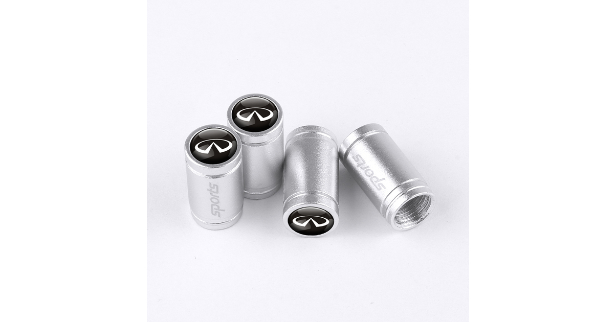 SILVER SPORT TIRE VALVE STEM CAPS FOR INFINITI TIRE VALVE STEM CAPS INFINITI blablastore en